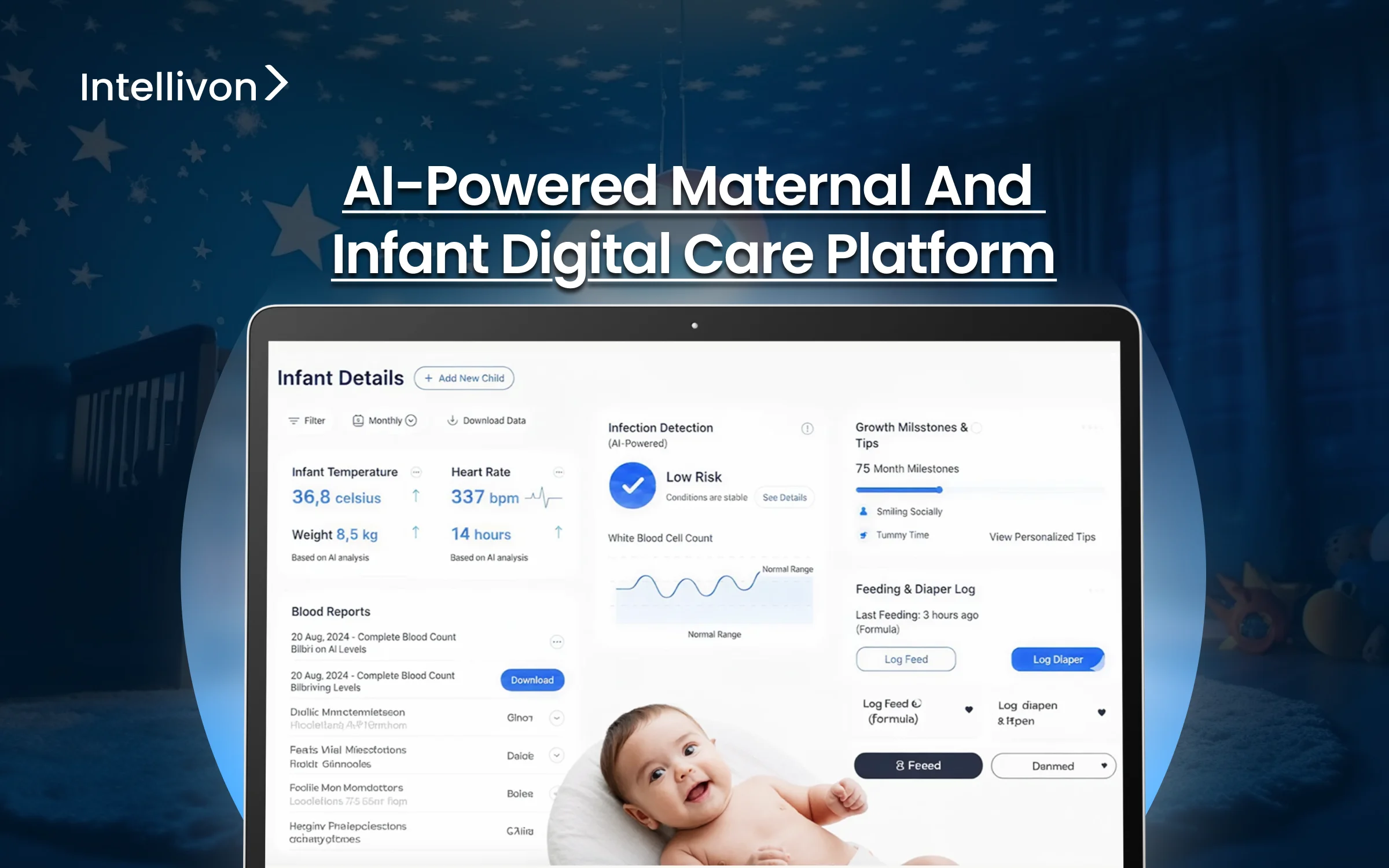 AI Powered Maternal And Infant Digital Care Platform - Intellivon